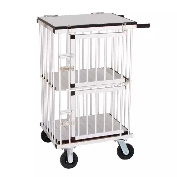 Aeolus 2-Berth Double Deck Show Trolley with 6" Rubber Wheels - XSmall ...
